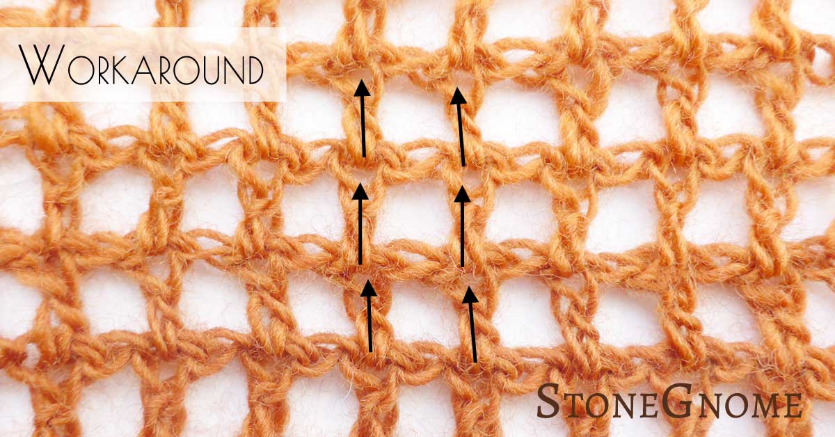 Avoid Skewed DC Stitches - StoneGnome