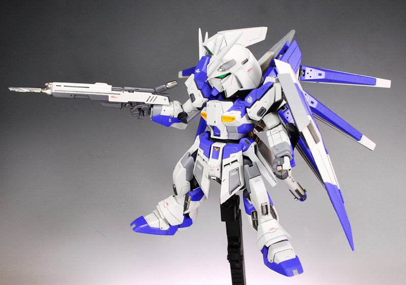 GUNDAM GUY: SD RX-93-V2 Hi-V Gundam - Custom Build
