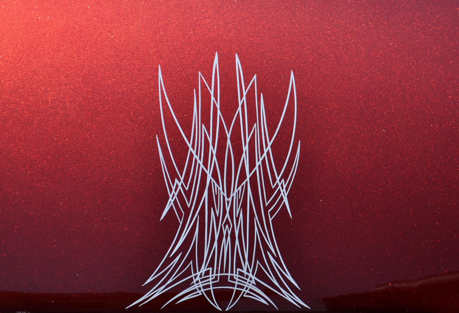 Just A Car Guy: cool pinstriping from the LA Roadster Show