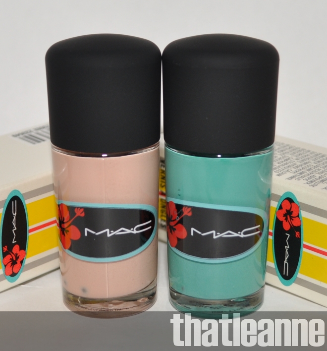 thatleanne: MAC Surf Baby Nail Polish Swatches, Hibiscus Nail Art and ...