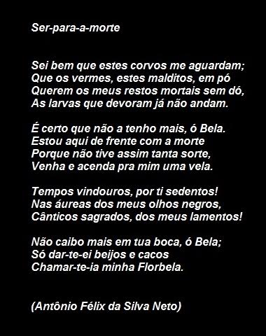 POEMA Ser-para-a-morte - Antonio Félix da Silva Neto