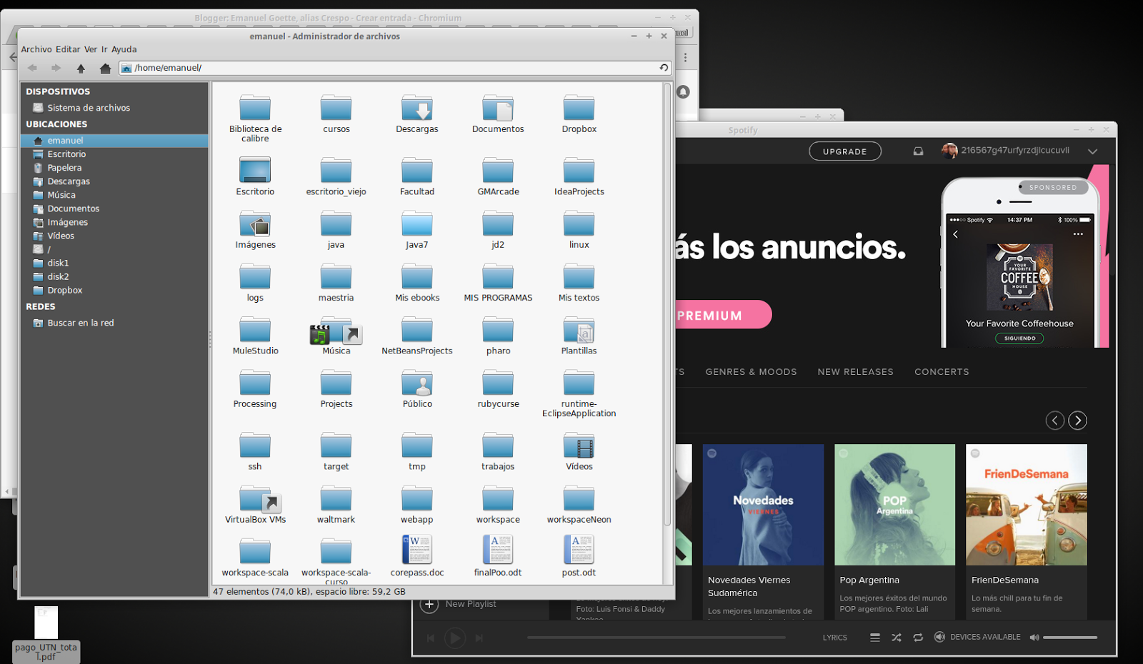 Emanuel Goette, alias Crespo: Linux Mint 18.1, Emanuel Goette, alias Crespo: Linux Mint 18.1,