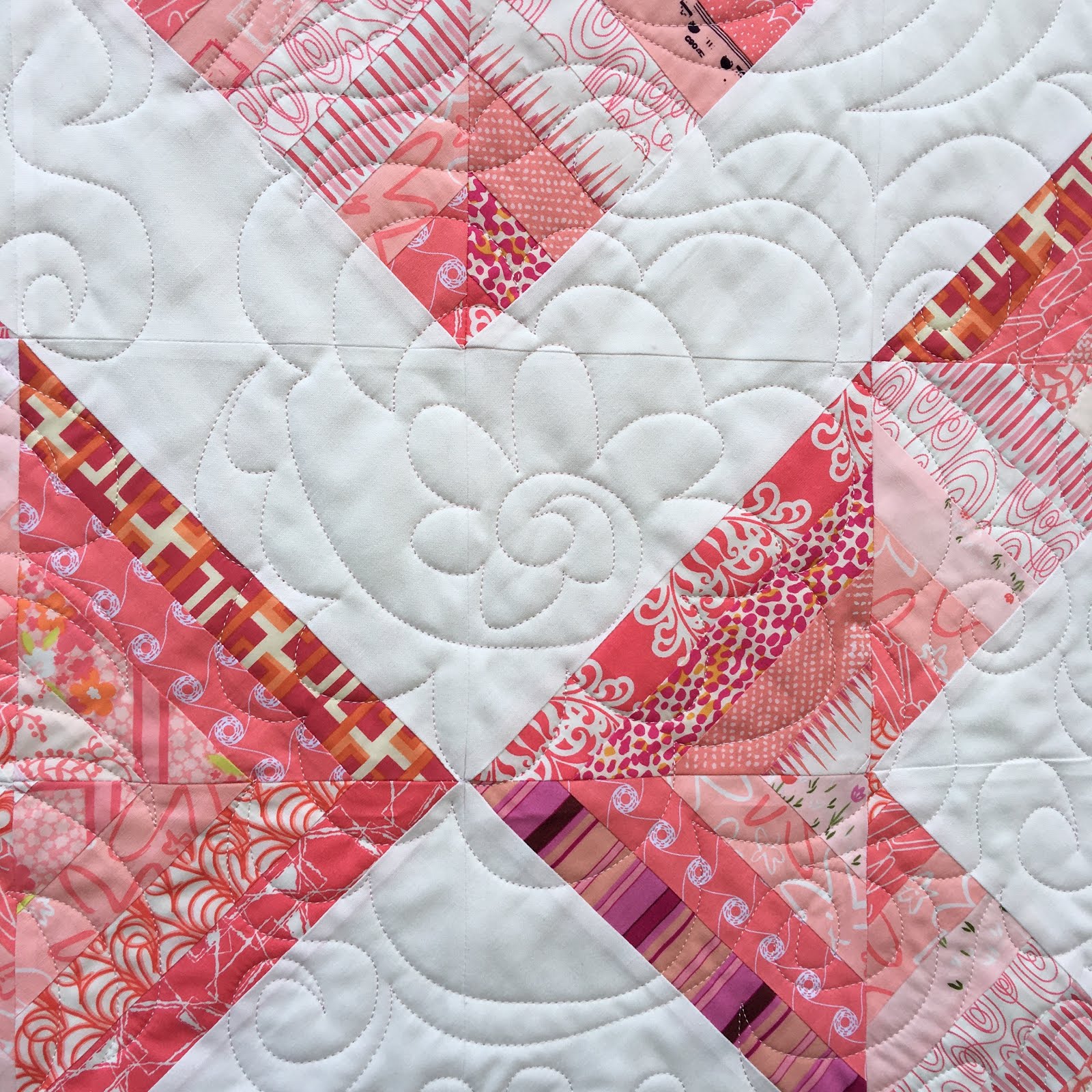 Grace and Peace Quilting: Missy's Diamonds Squared Quilt
