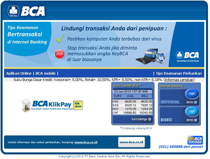 Cara Mengaktifkan KlikBCA Individual ( Internet Banking BCA) | Si Ghe