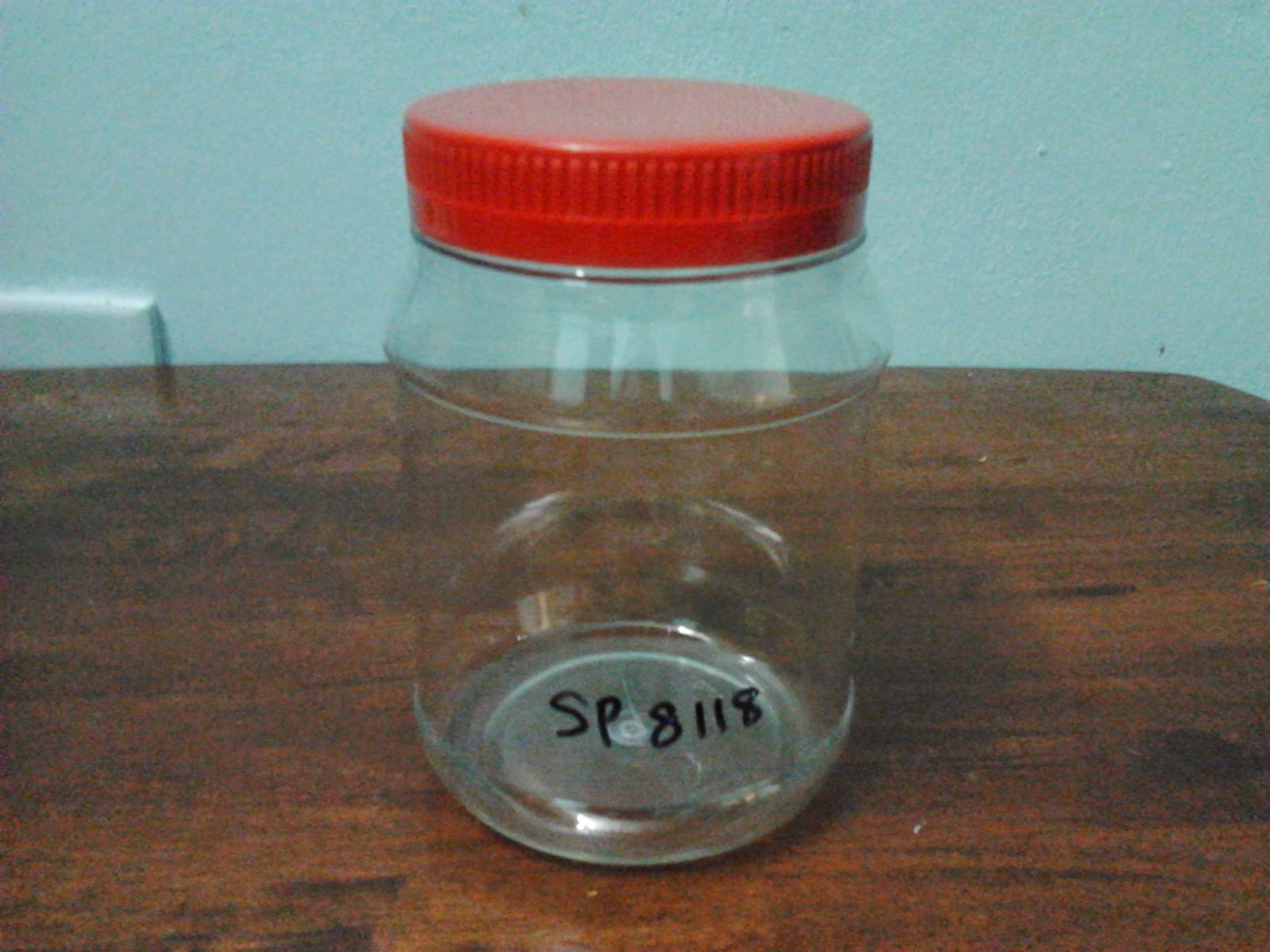 Produk Bekas - Bekas Kosong Bulat Penutup Merah Untuk Kuih Dan Biskut ...