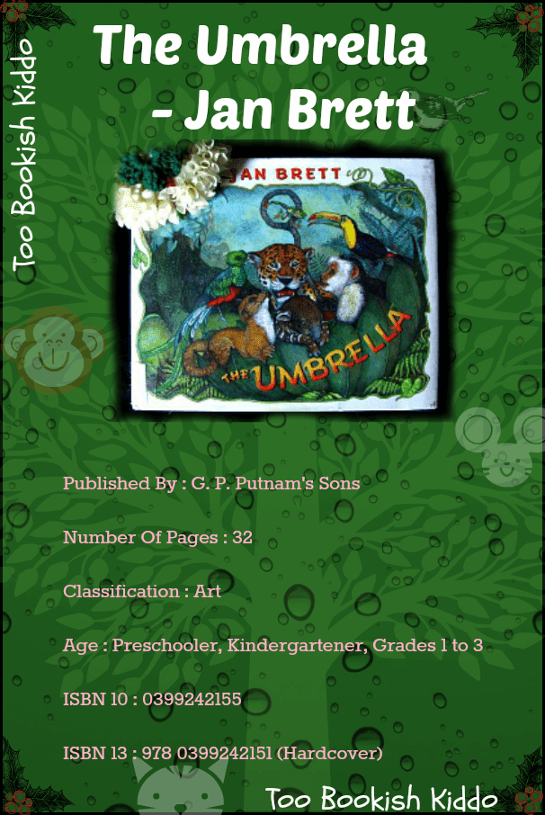 The Umbrella - Jan Brett (2004) | Too Bookish Kiddo