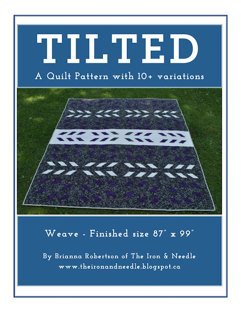 The Iron & Needle: Introducing the "Tilted" Quilt Pattern