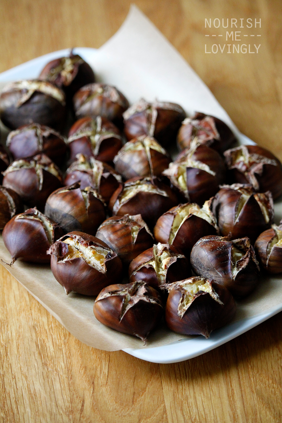 Nourish me lovingly: Roasted sweet chestnut (AIP, V+)