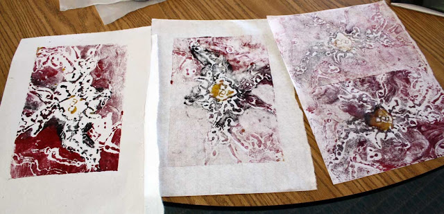 Judy Wise: Collographs with Akua Inks