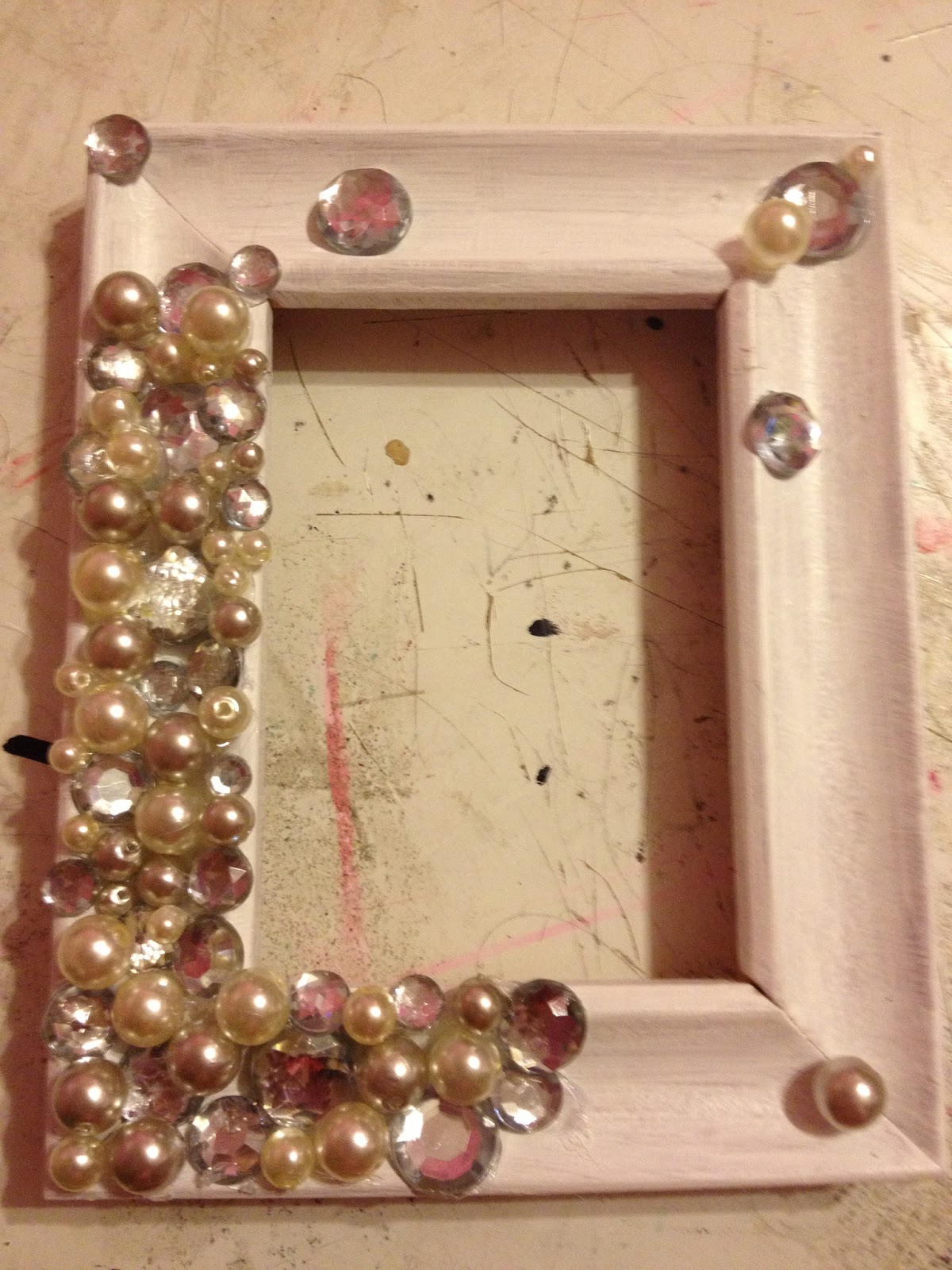 The Busy Broad: DIY Picture Frame Ring Holder