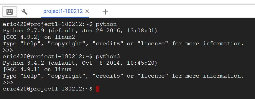ERIC YANG'S NOTEPAD: GCP - How to create PostgreSQL + Python environment in Google Cloud Platform