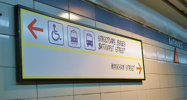 The Purple Scarf: Explore Toronto: Bathurst Station Gets Honest Ed-ified!