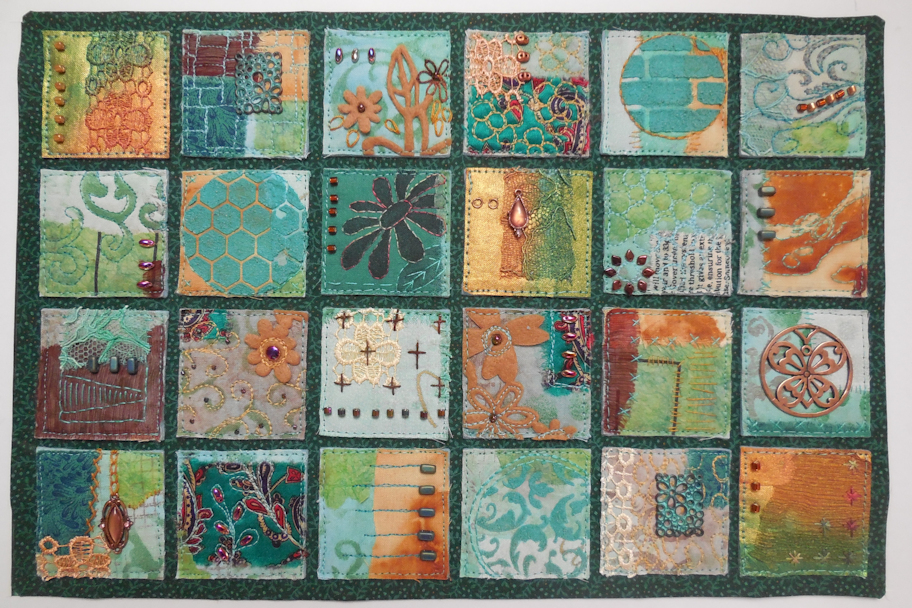 Creative days: Mixed media textile