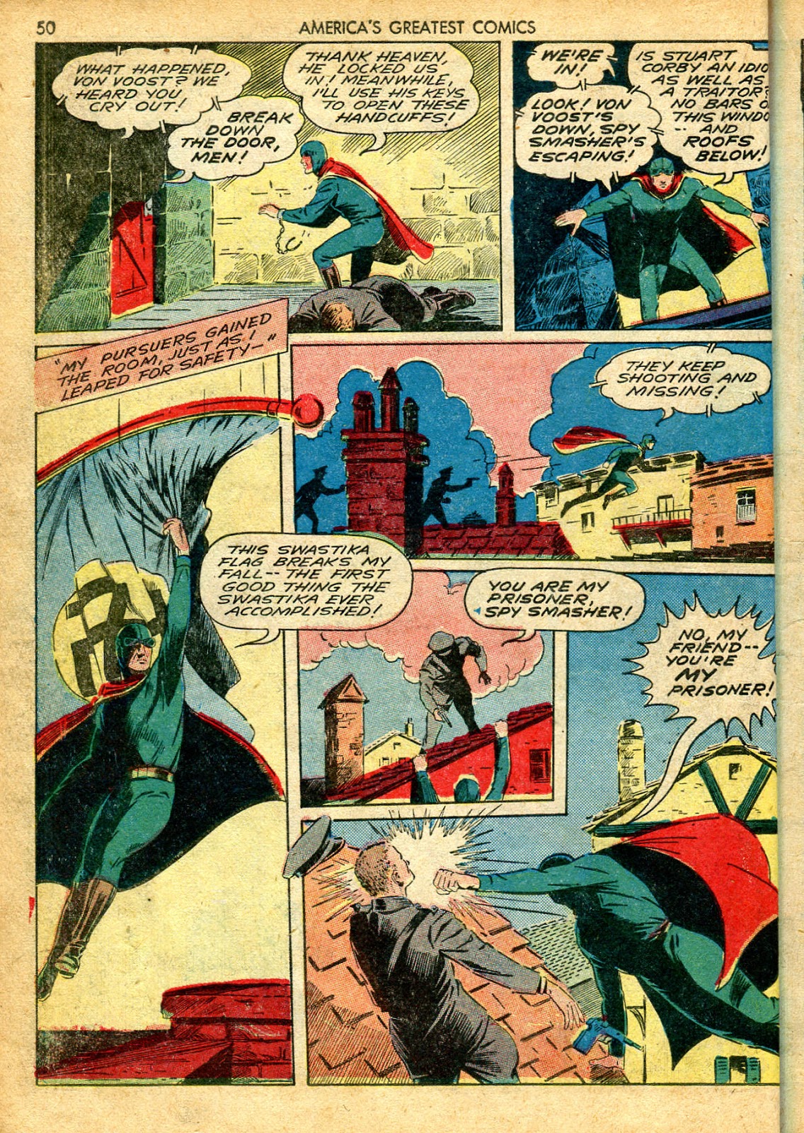 Four-Color Shadows: Spy Smasher-Mac Raboy-1942