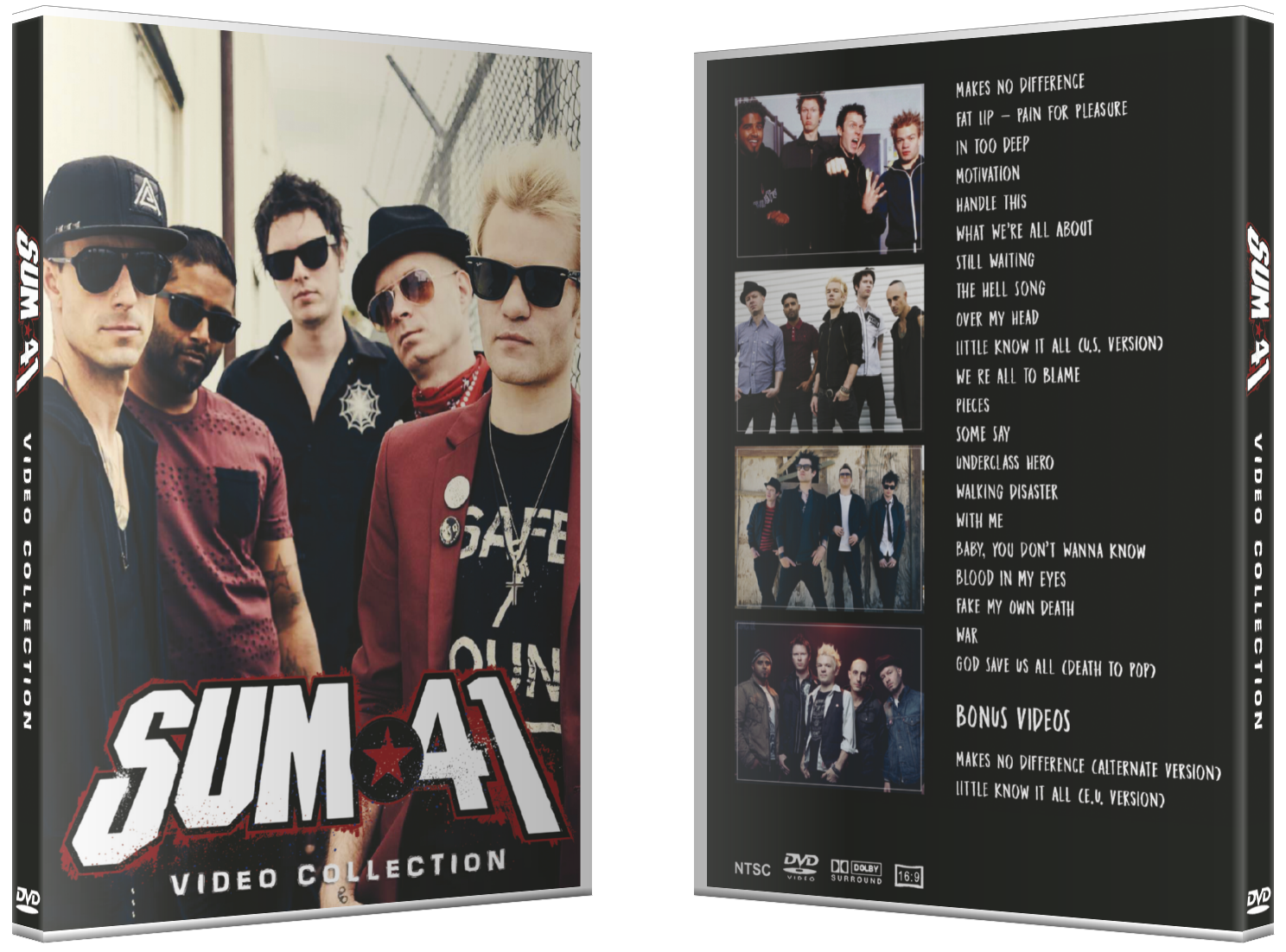 SALES VIDEOGRAFIAS - VENDA DE DVD`s: SUM 41 - VIDEO COLLECTION