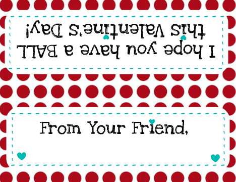 "Have a Ball" Homemade Valentine Printable Tags | DIY | Before It's News