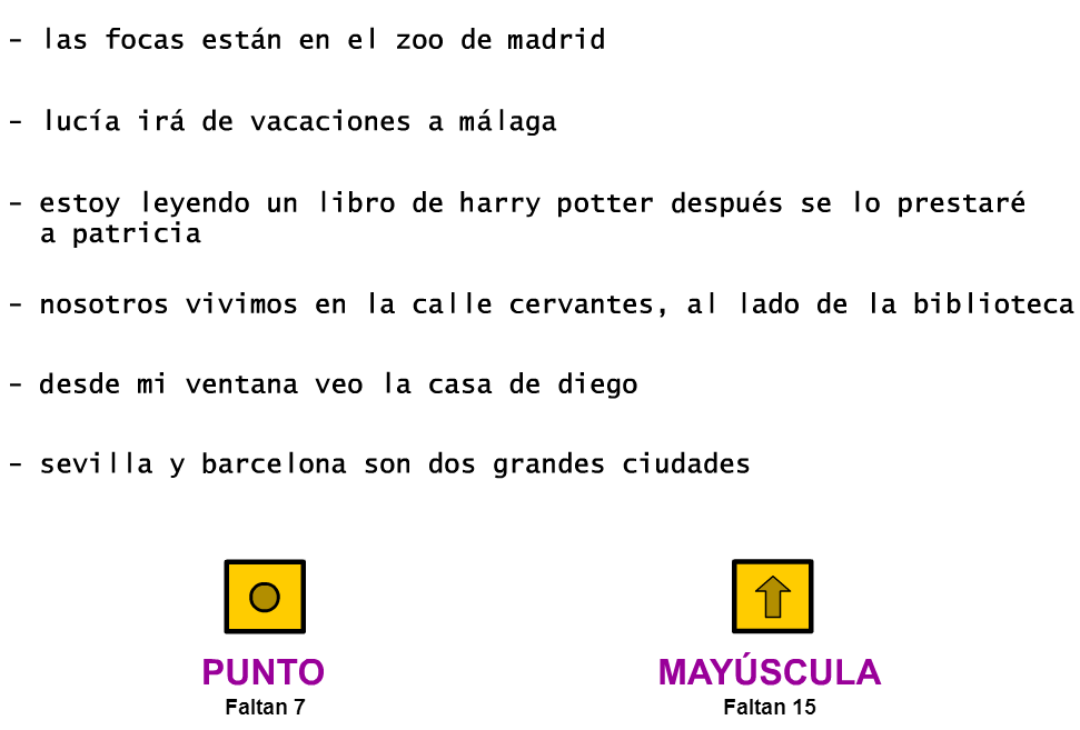 EL BLOG DE TERCERO: EL PUNTO Y LA MAYÚSCULA