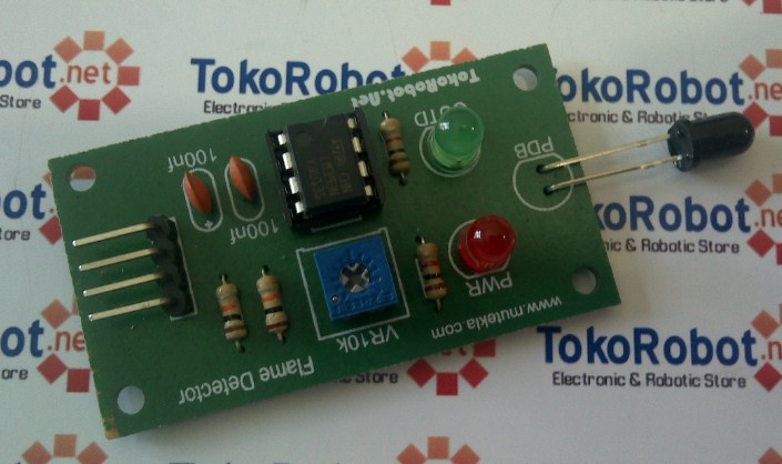 Membuat Sendiri Sensor Pendeteksi Api Flame Detector Robotic Tutorials