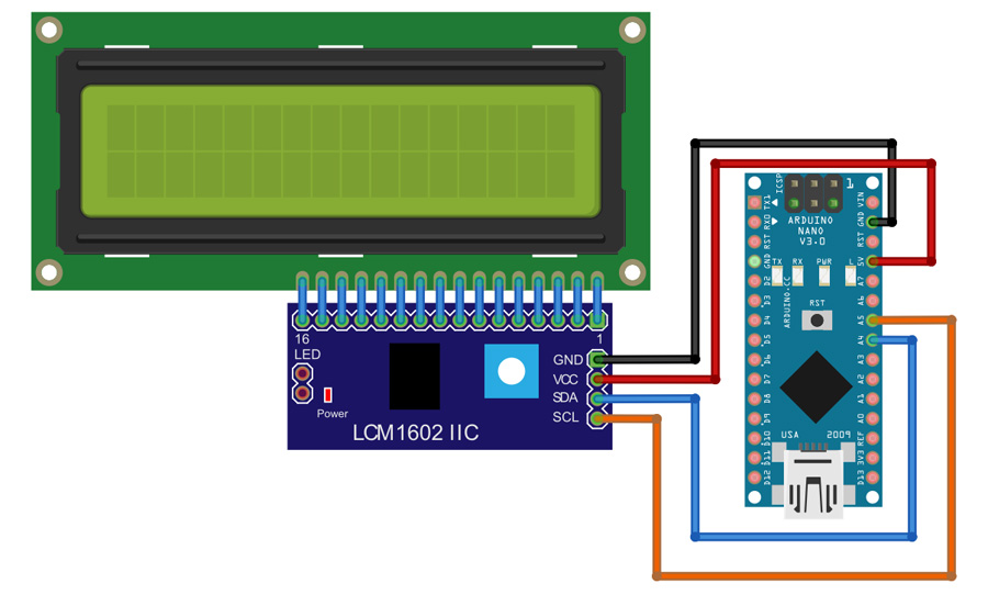 Arduino, Esp8266, Bluetooth,Automatyka budynkowa : LCD 1602 na I2C - problem z wyświetlaniem