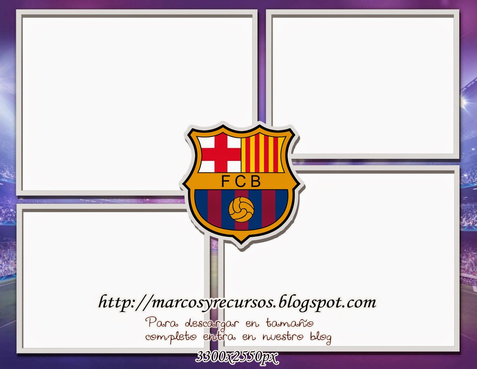 5 creativos marcos para fotos del Fútbol Club Barcelona | Photo Frames