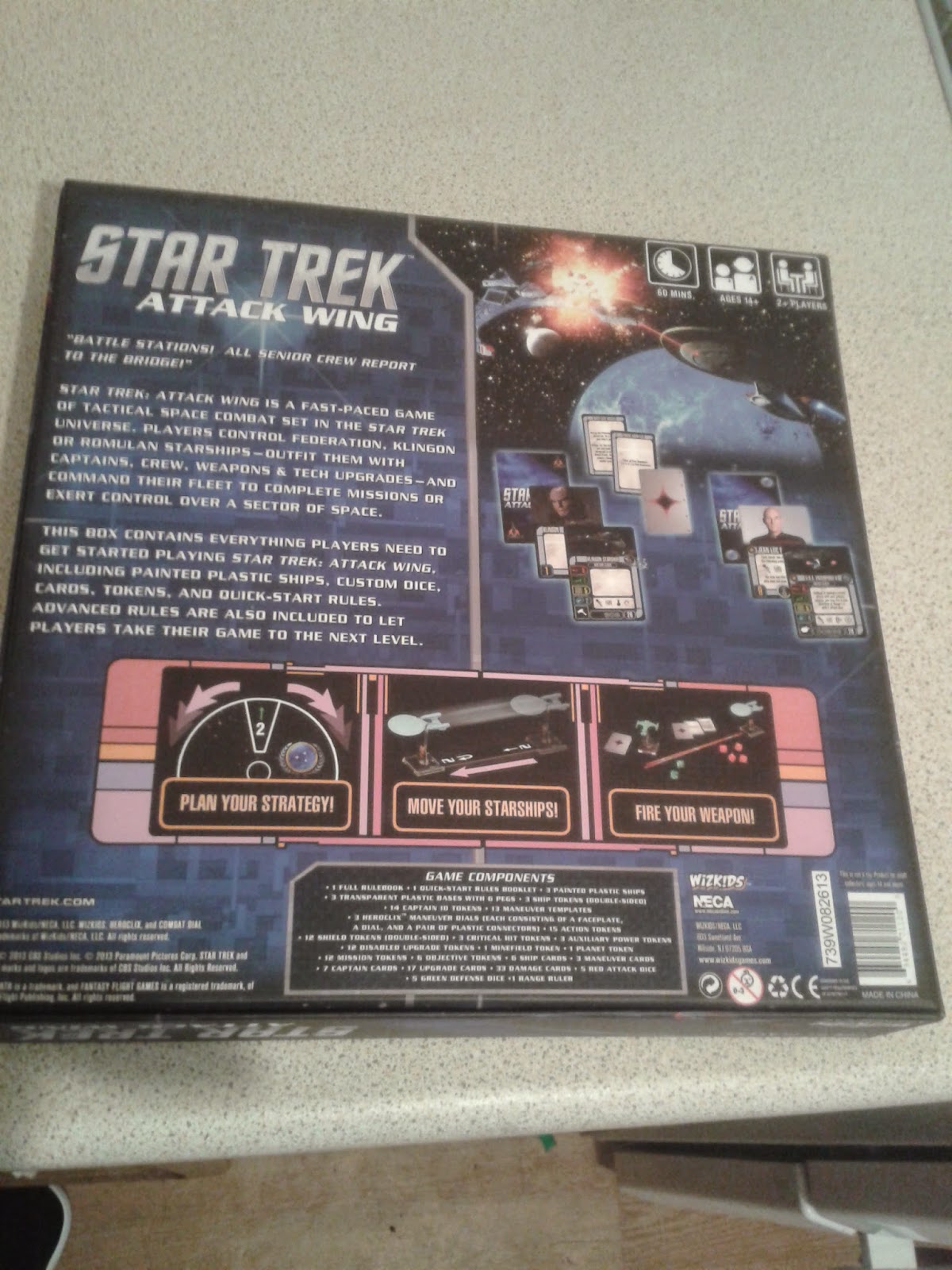 Star Trek Attack Wing Starter Set unboxing