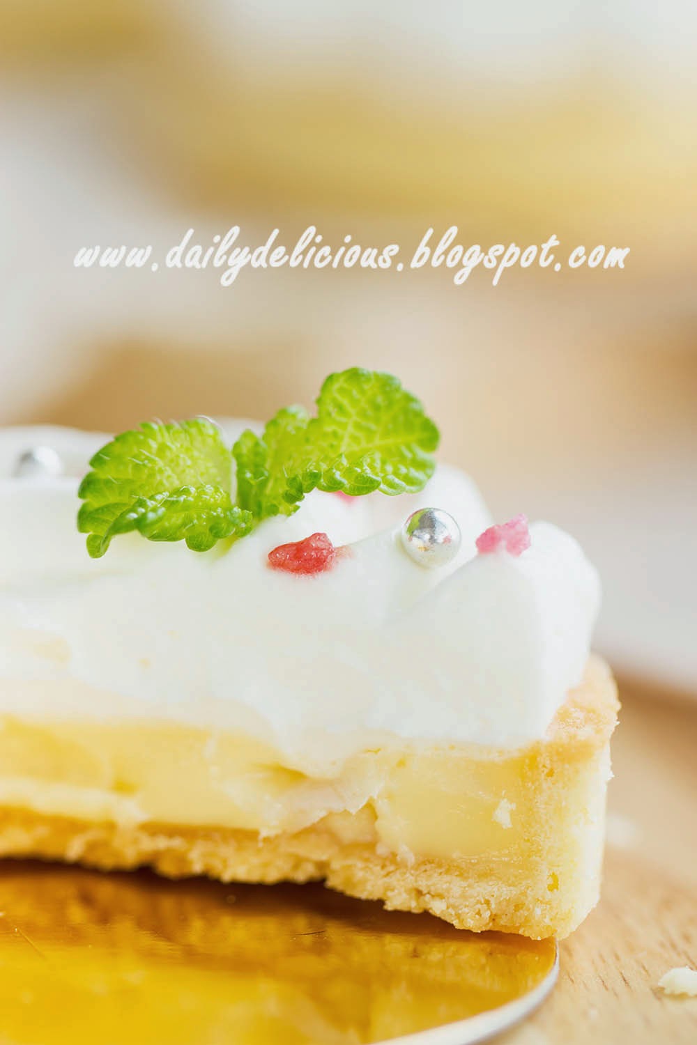 dailydelicious: Lychee Tart: My Sweet little tart