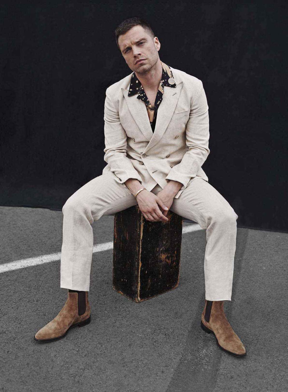 Sebastian Stan para GQ USA por Steven Pan