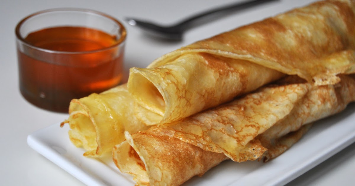 GÂTEAUX EN ESPAGNE: Recette de crêpes extra fines au miel