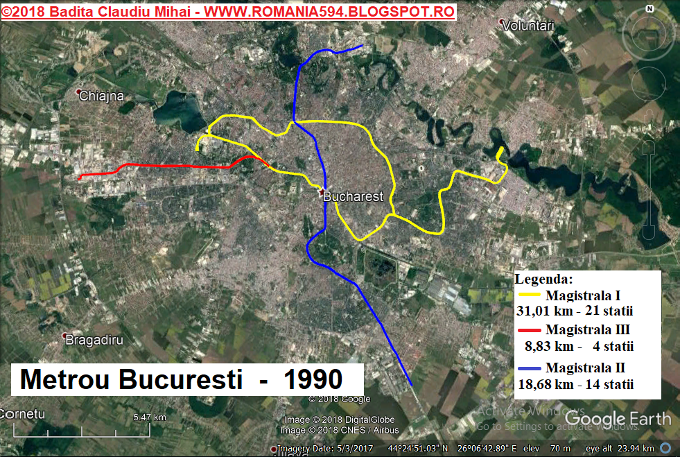 Metroul din Bucuresti - istoria sistemului de transport in subteran.