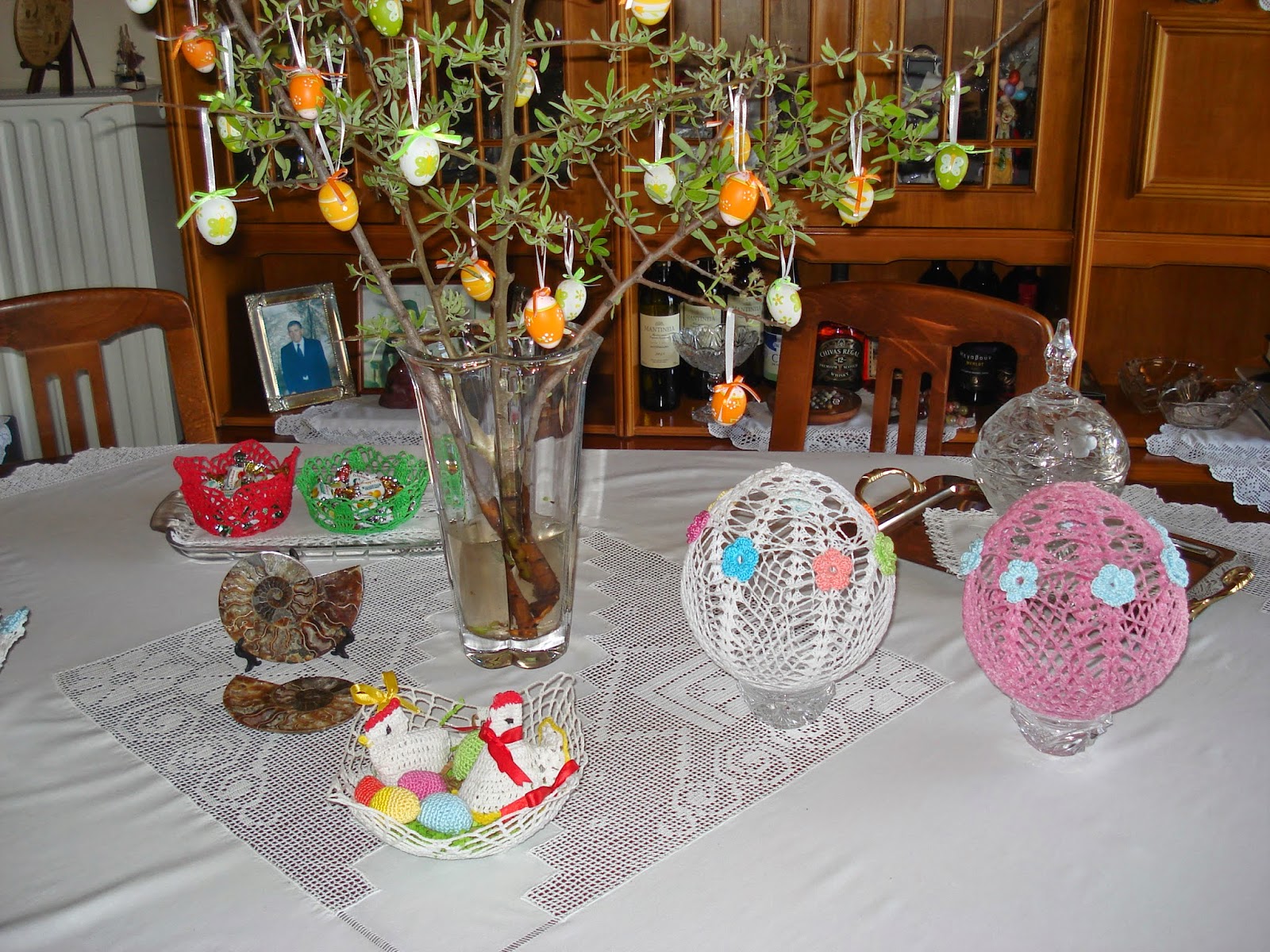 handmade and cooking: ΠΑΣΧΑΛΙΝΑ ΣΤΟΛΙΔΙΑ ΜΕ ΤΟ ΒΕΛΟΝΑΚΙ
