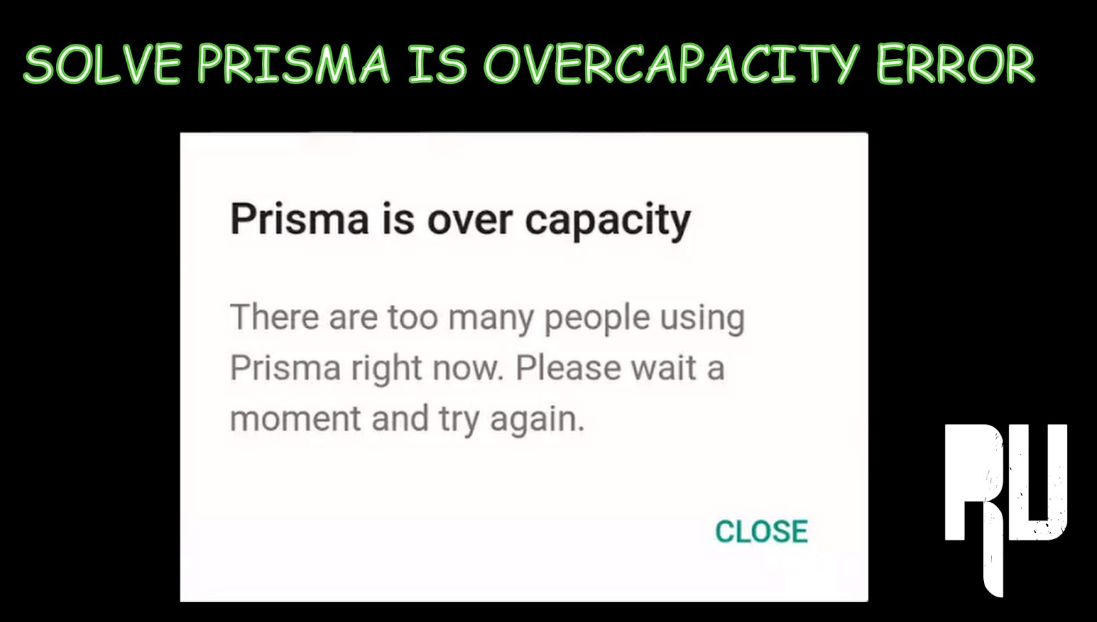[Solved] How to Fix Prisma is Over Capacity Issue