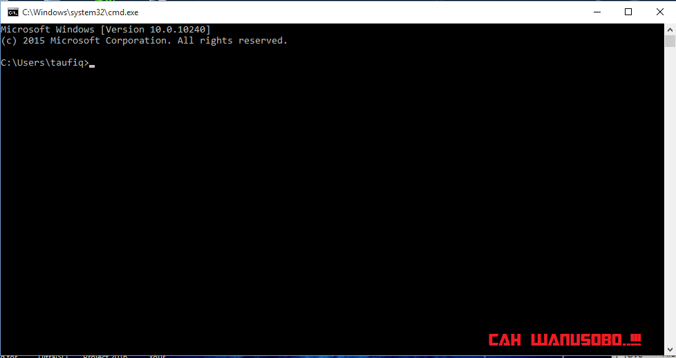 cara masuk xampp mysql lewat cmd (command prompt) - cah wanusobo..!!!