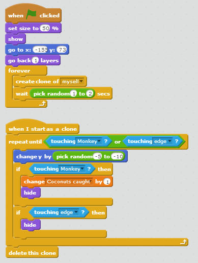 Let's Learn: Creating a Game in Scratch - Coconut Catcher
