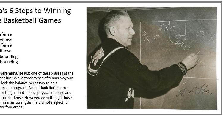 A Coach's Diary: Hank Iba's 6 Steps to Winning More Basketball Games