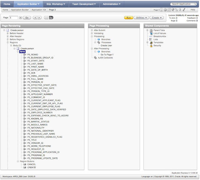 Dimitri Gielis Blog (Oracle Application Express - APEX): Creating EBS data from APEX using APIs (2)