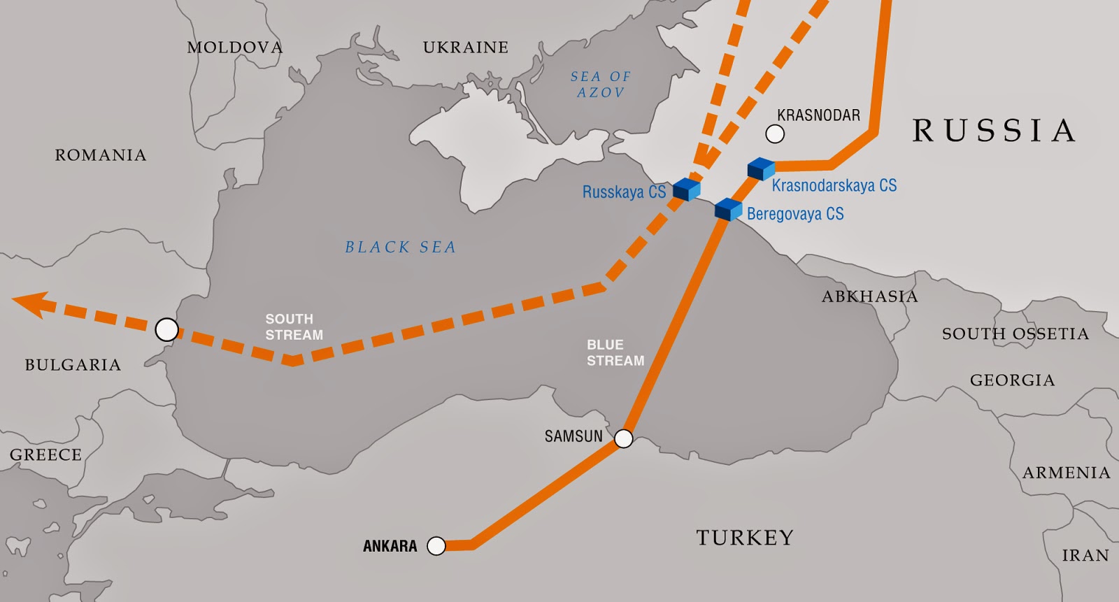 from Russia with love: Turkey and Gazprom. The geopolitics of pipelines