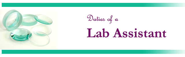 HSS LAB: Duties of a Lab Assistant