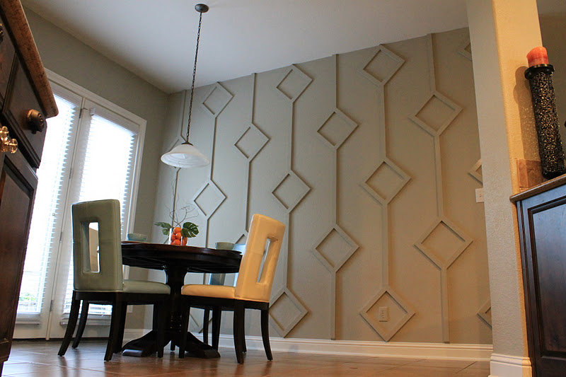 Make Them Wonder: DIY Diamond Wall Treatment How-To Guide