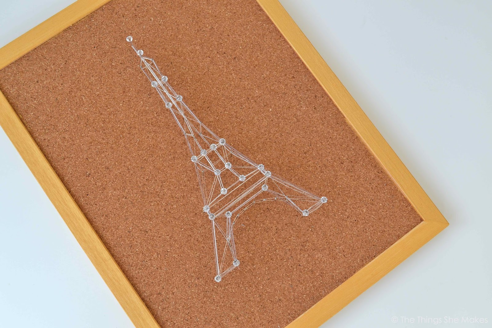 How to Make a Pin and Thread Eiffel Tower | The Things She Makes
