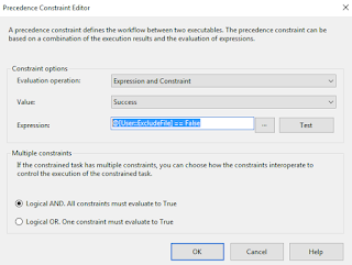 SSIS - Foreach Loop Exclude Files containing a specific word