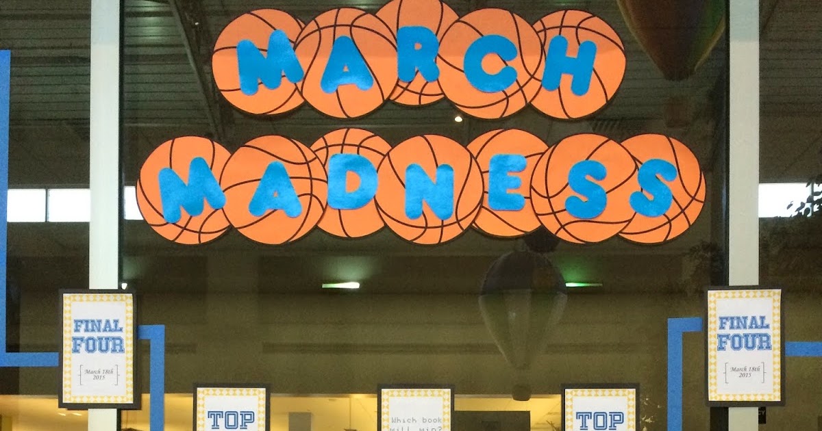 Literary Hoots: Library Display: March Madness