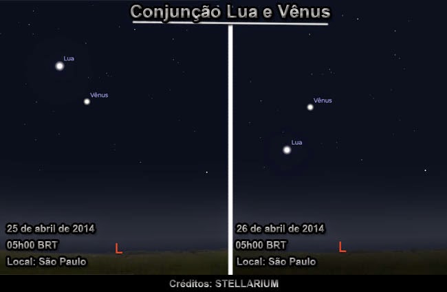 Lua e Vênus brilham juntos no céu - saiba como observar - Galeria do ...