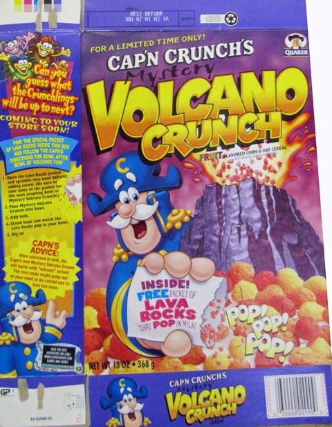 Cereal Boxer: Cap'n Crunch's Volcano Crunch 2000