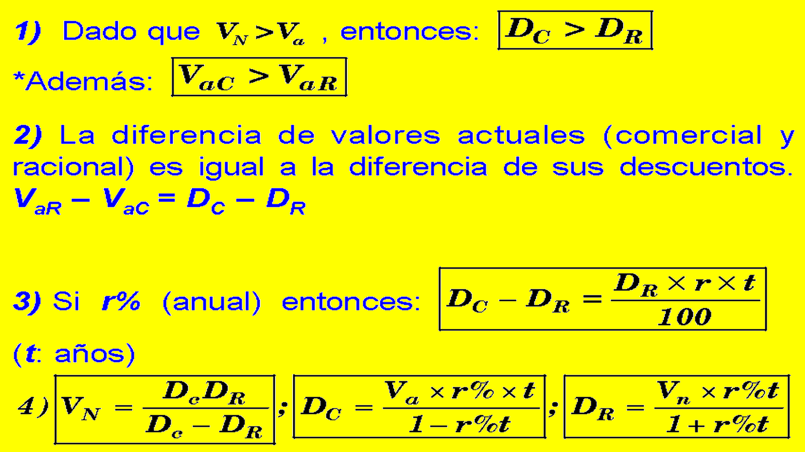 QUÉ ES DESCUENTO COMERCIAL , RACIONAL FÓRMULAS Y EJEMPLOS