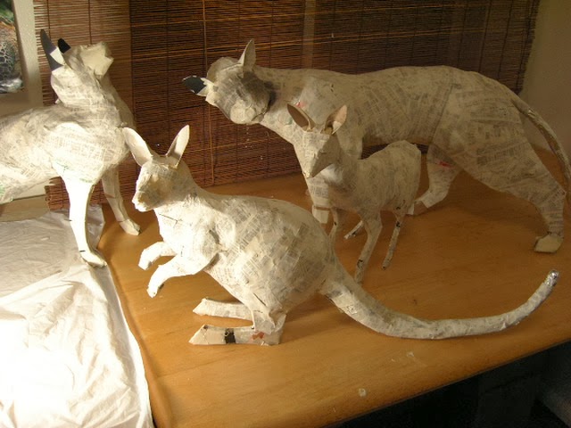 ASHLEYFERN: Paper Mache Beasts