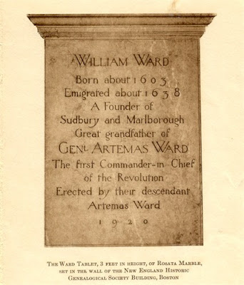 Miller-Anderson Histories: WILLIAM WARD 1603-1687