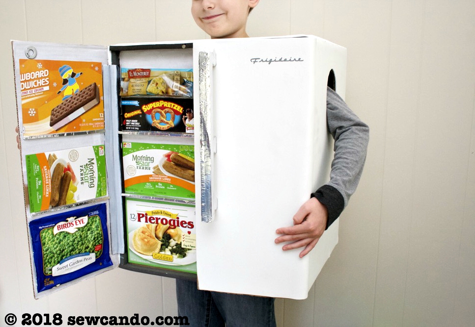 Sew Can Do: Halloween Project Time: DIY Refrigerator Costume