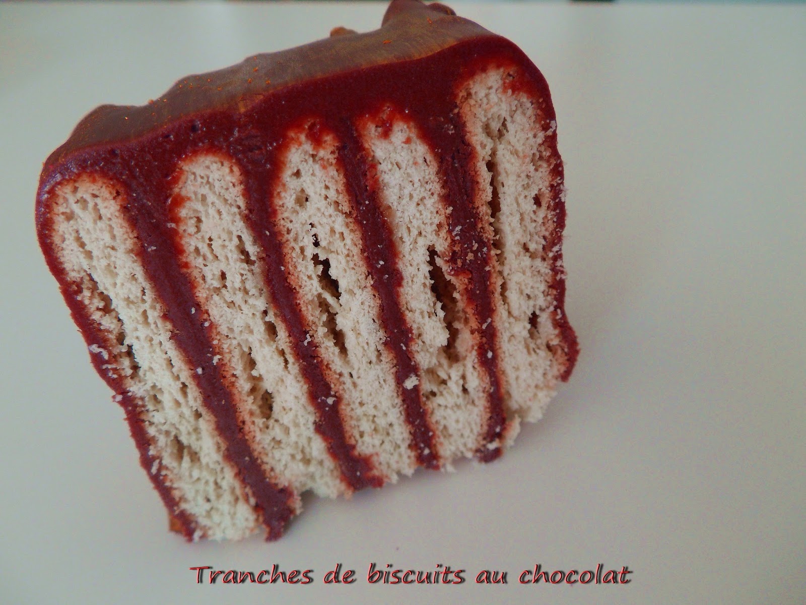 GATEAU GAGA - Love cakes: Tranches de biscuits au chocolat