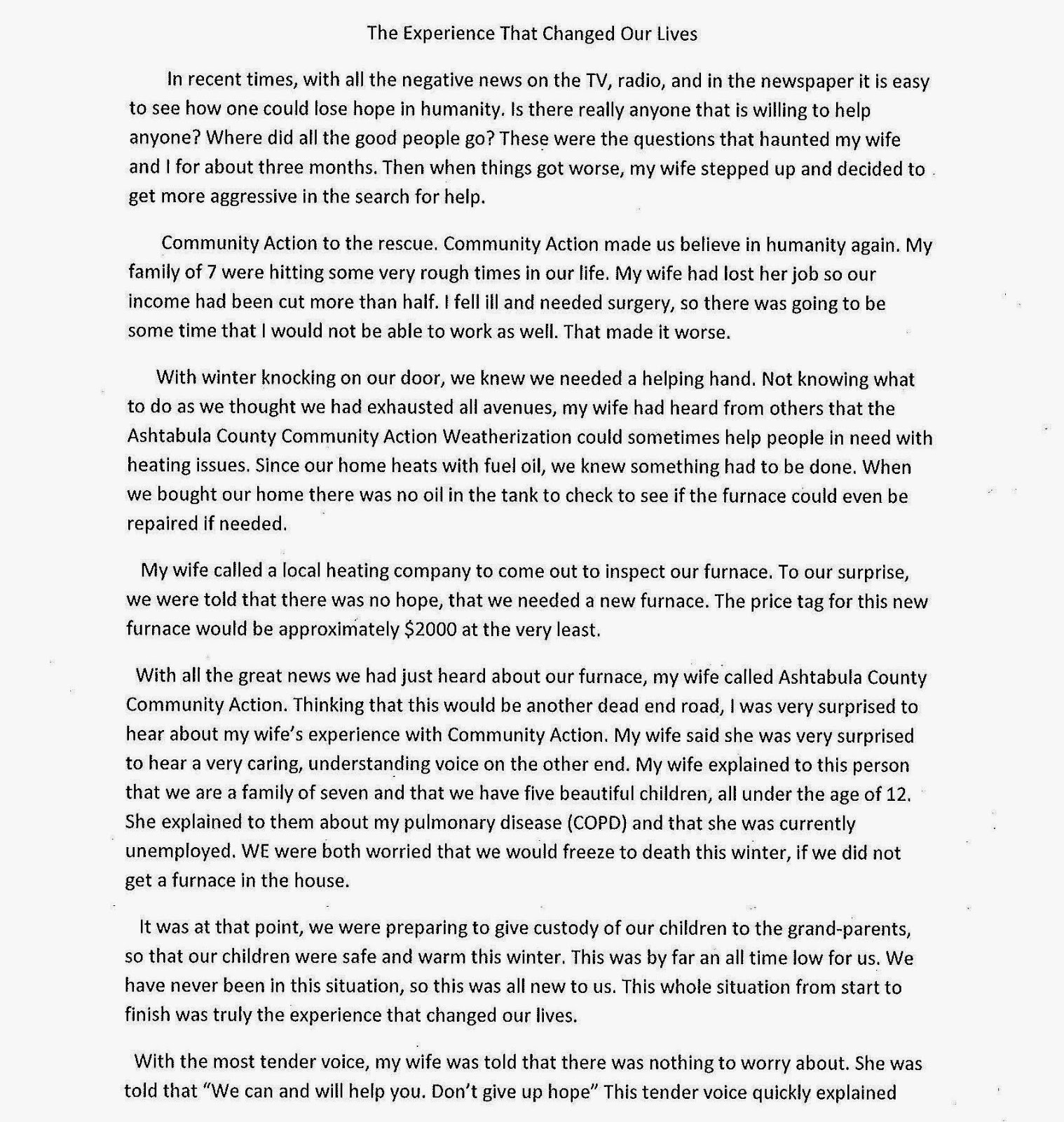 Community Action Keeps Families Warm and Safe | Ohio Association of ...