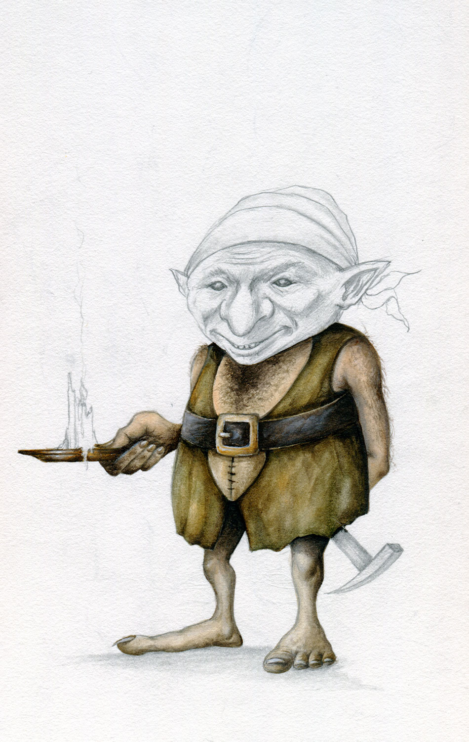 Marc Potts: A Knocker - a Cornish mine goblin....